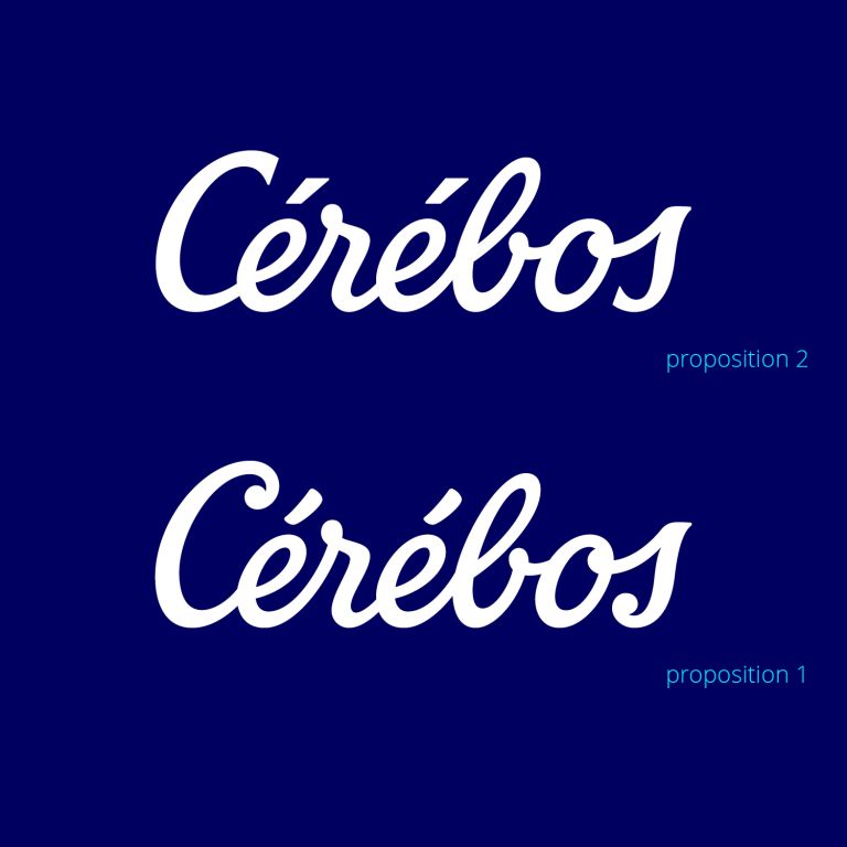 Cérébos: création de la typo, Laurent Muller, Brand Identity, pour Féria